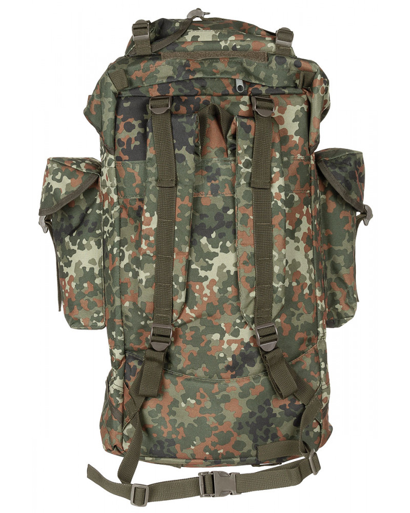 BW Kampfrucksack, 65 l, Alu-Aussteifung, flecktarn