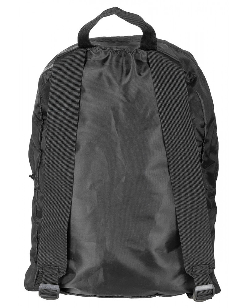 Rucksack, faltbar, schwarz