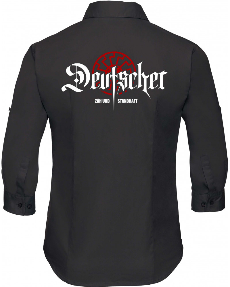 Bestickte langarm Damenbluse (Deutscher, zäh und standhaft)