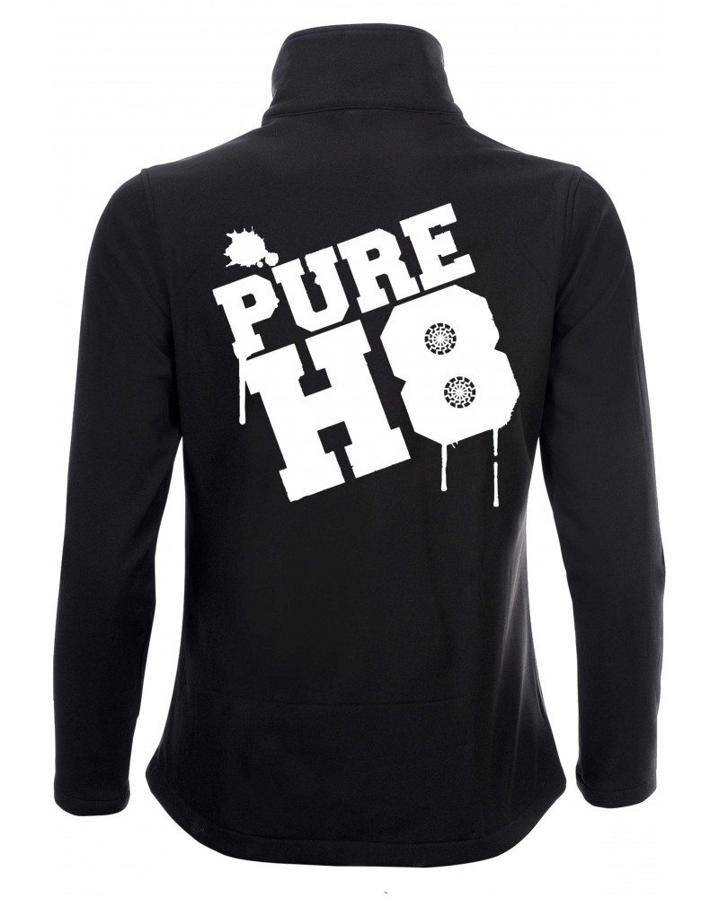 Bestickte Damen Softshell Jacke "2 Lagen" (Pure H8)