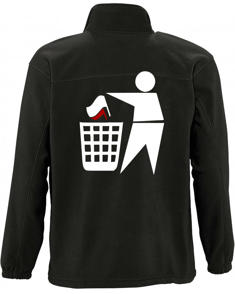 Herren Fleecejacke (Keinen Bock auf Zecken)